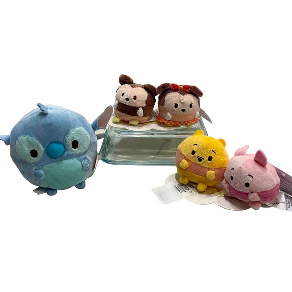 Disney | Toys | New Stitch Mickey Minnie Winnie The Pooh Piglet Disney Store Ufufy Plush Toy ...